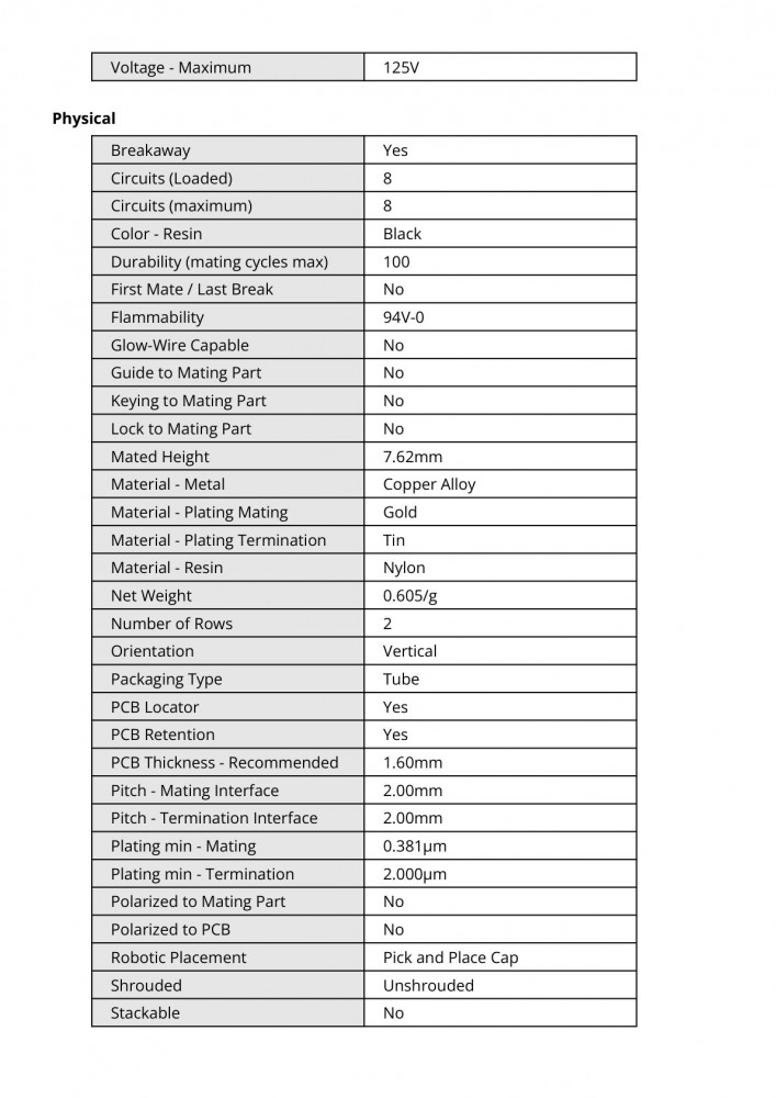 MOLEX 877620872 technical document image 3