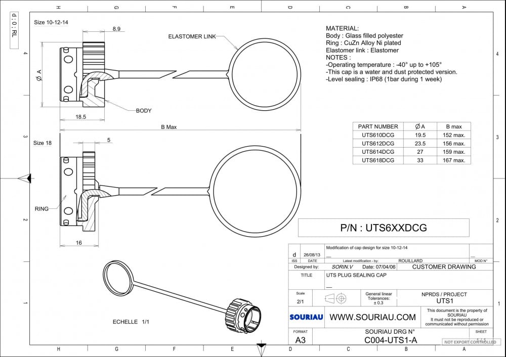 EATON UTS610DCG technical document preview
