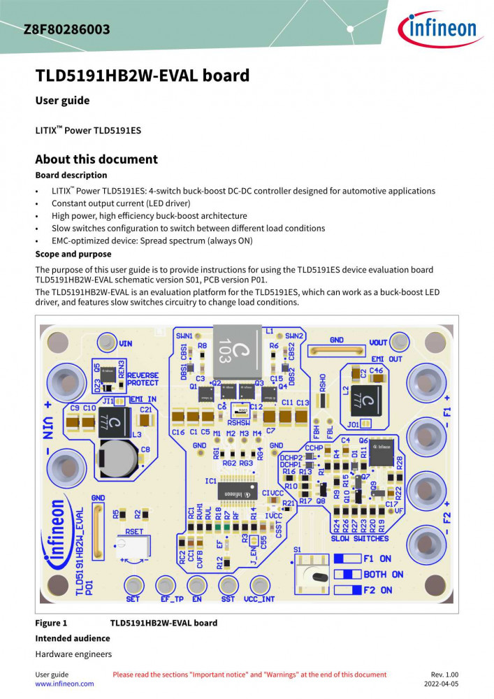 TLD5191HB2W-EVAL document page 1
