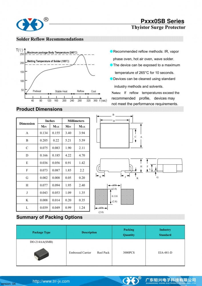 P2600SB datasheet page 4