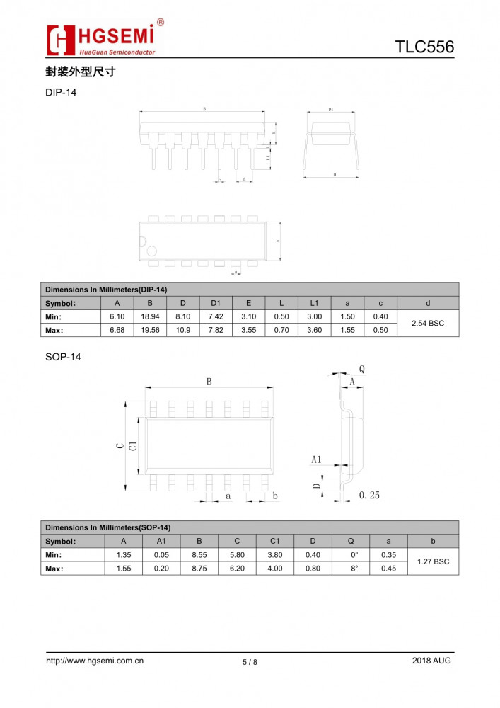 TLC556 datasheet page 5
