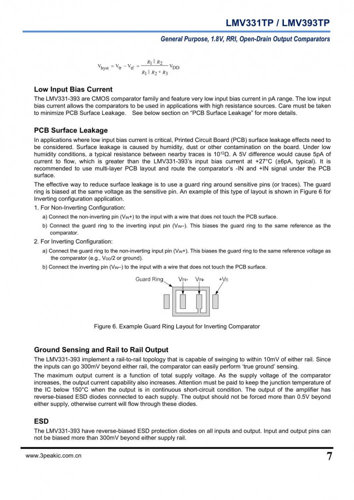 LMV331TP-TR datasheet page 7
