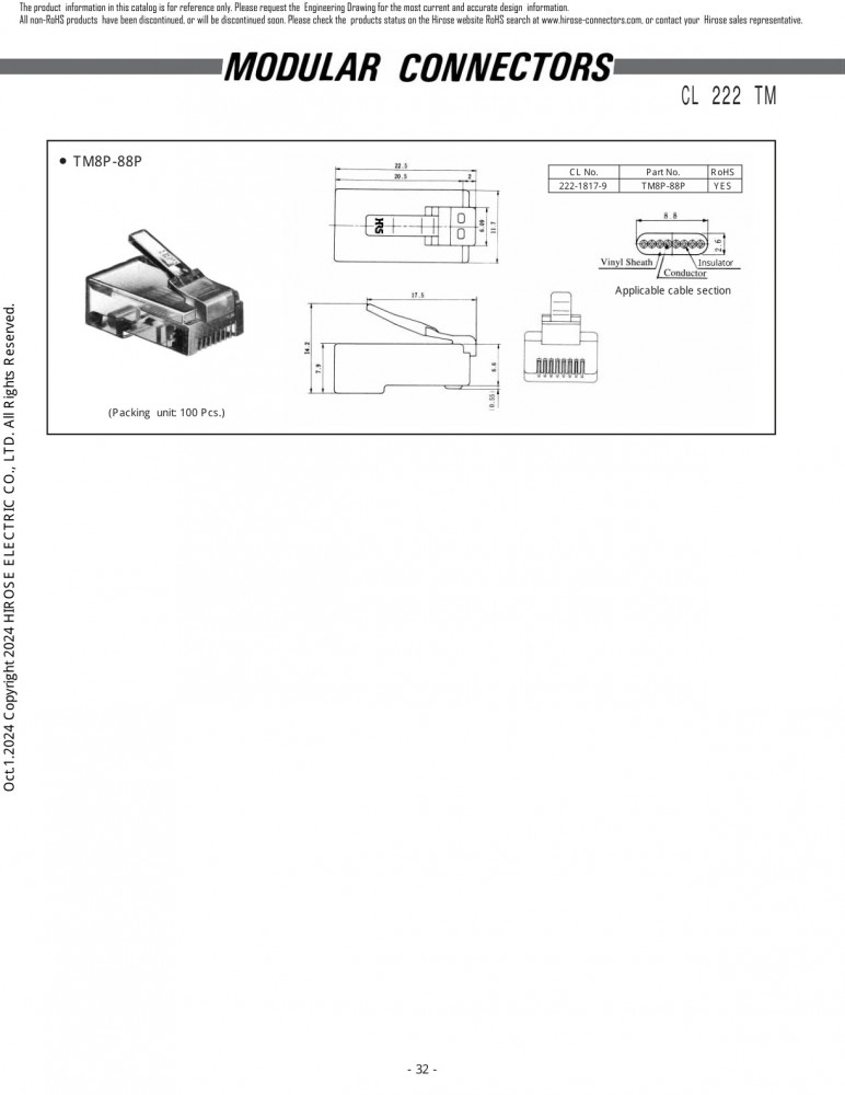 HRS TM30P-66P document page 2