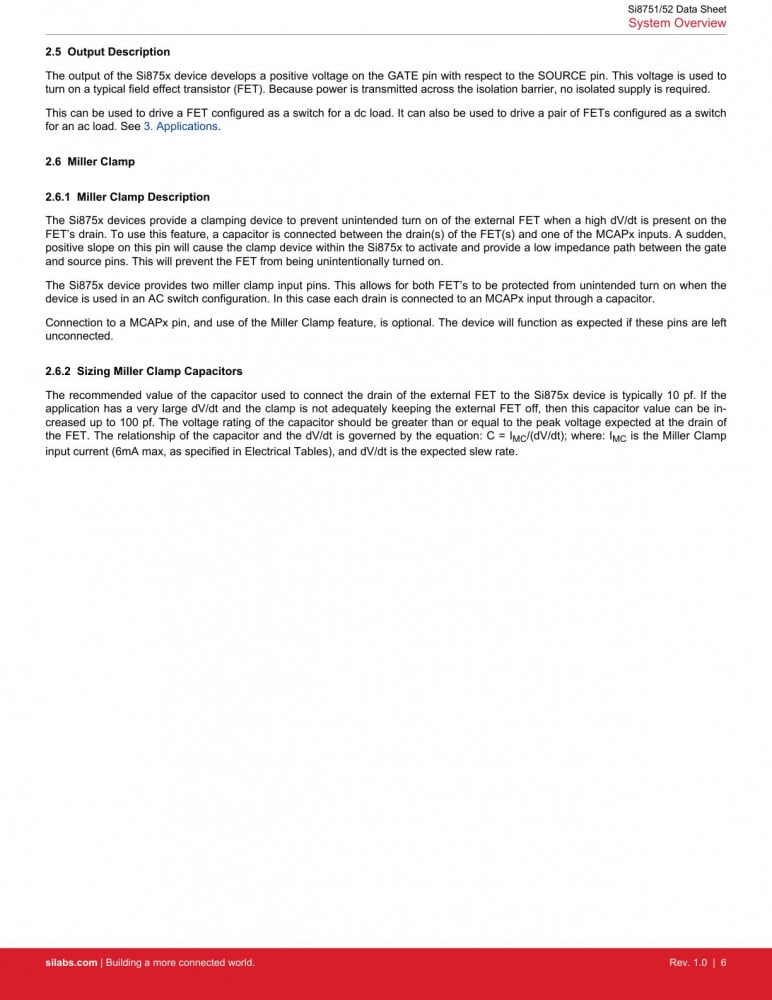 SI8752AB-IS datasheet page 6