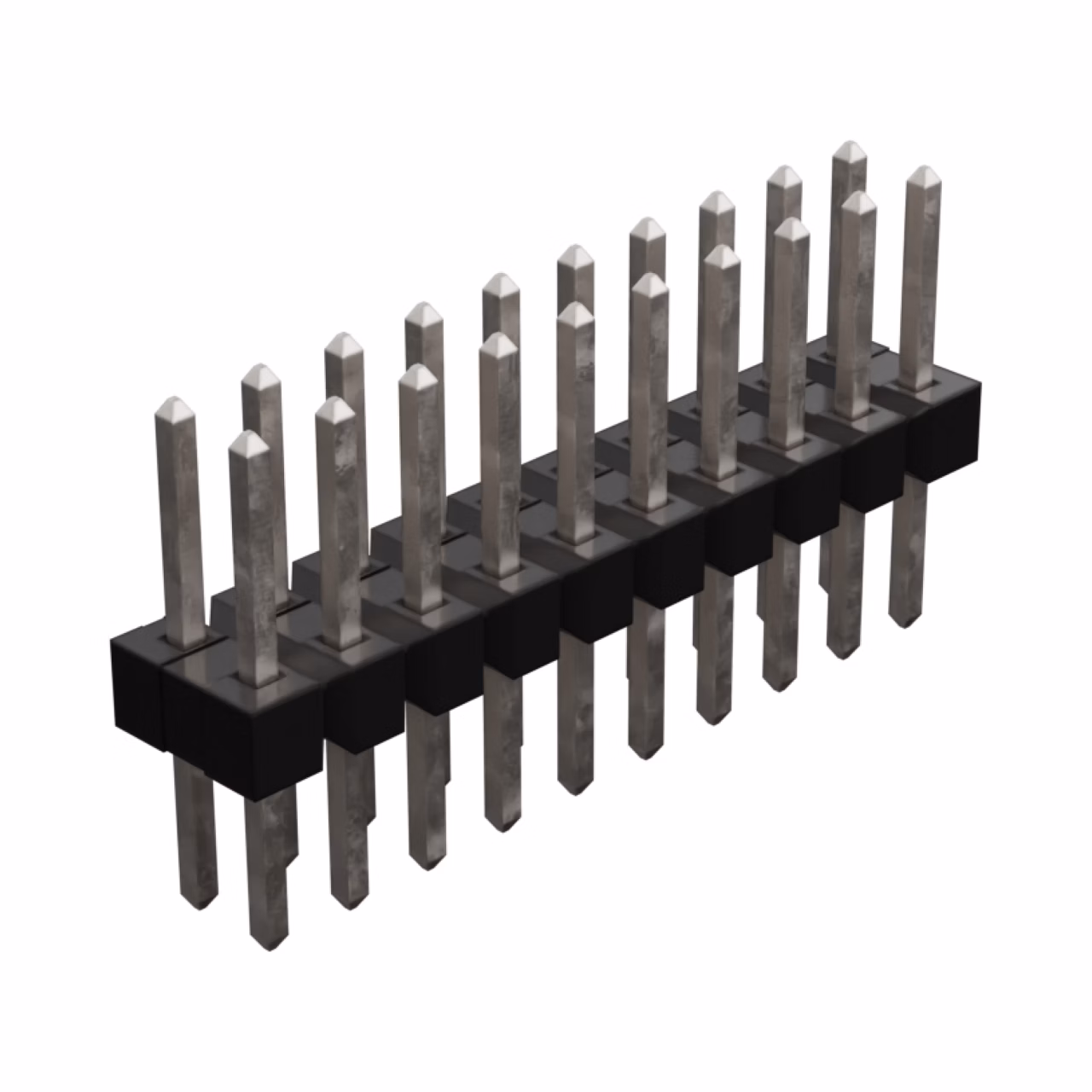 C-Grid Header, 2.54mm Pitch, Through Hole, Dual Row, Vertical, 20 Circuits, 2.54µm Tin (Sn) Plating, Tray Packaging, Lead-Free for sale