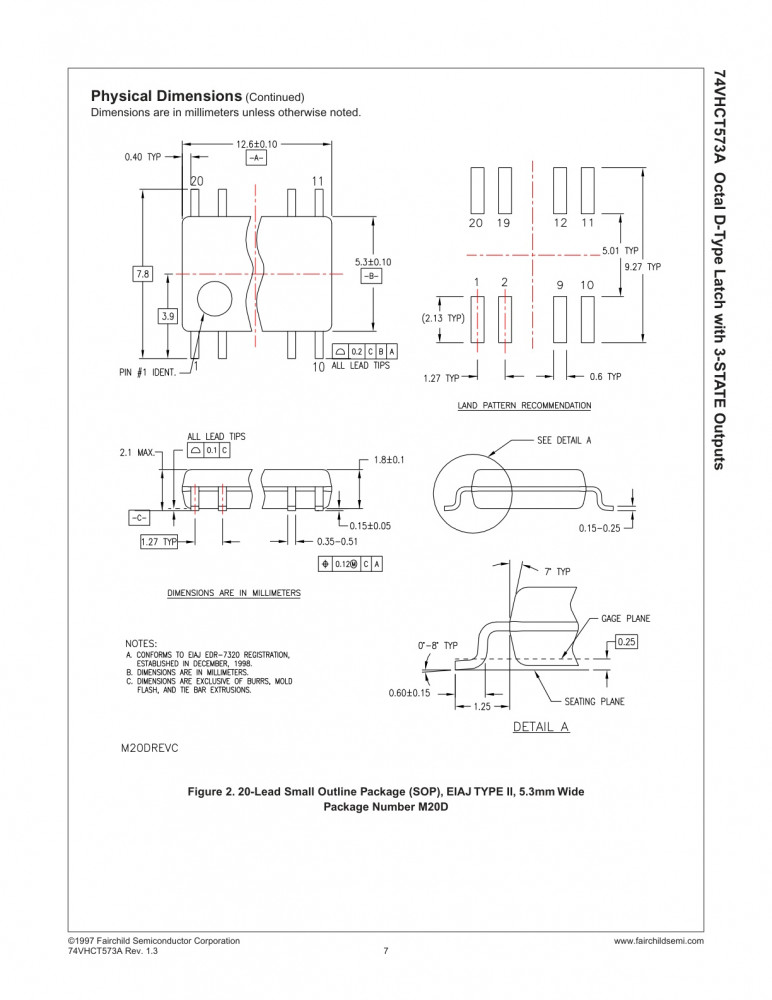74VHCT573A datasheet page 8