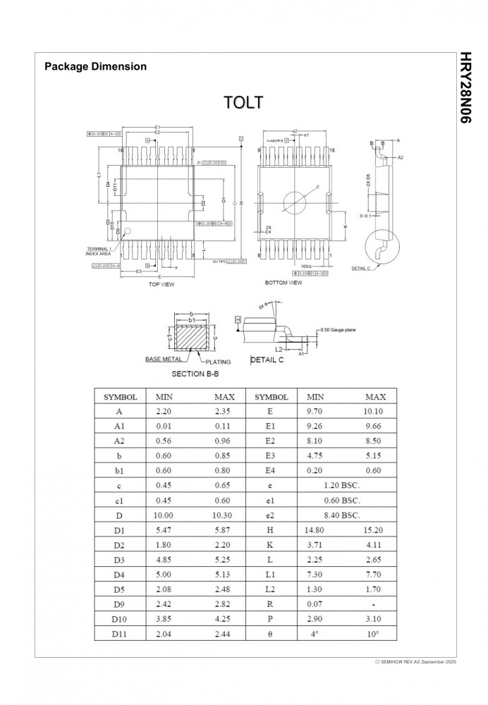 HRY28N06 datasheet page 7
