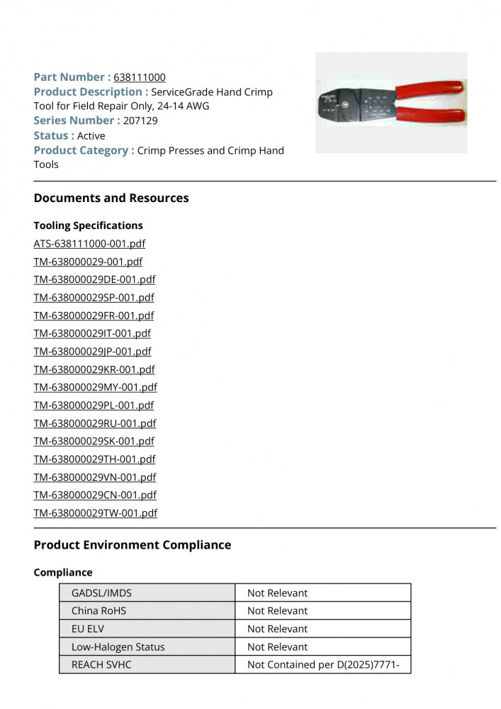 638111000 technical document preview, page 1