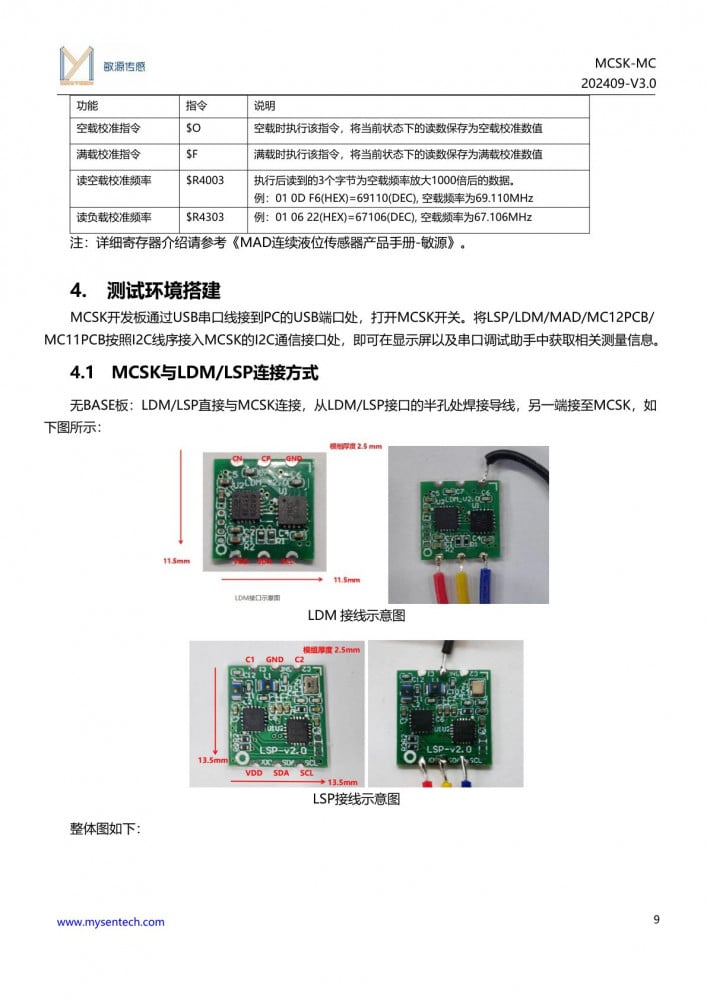 MCSK-MC manual page 9