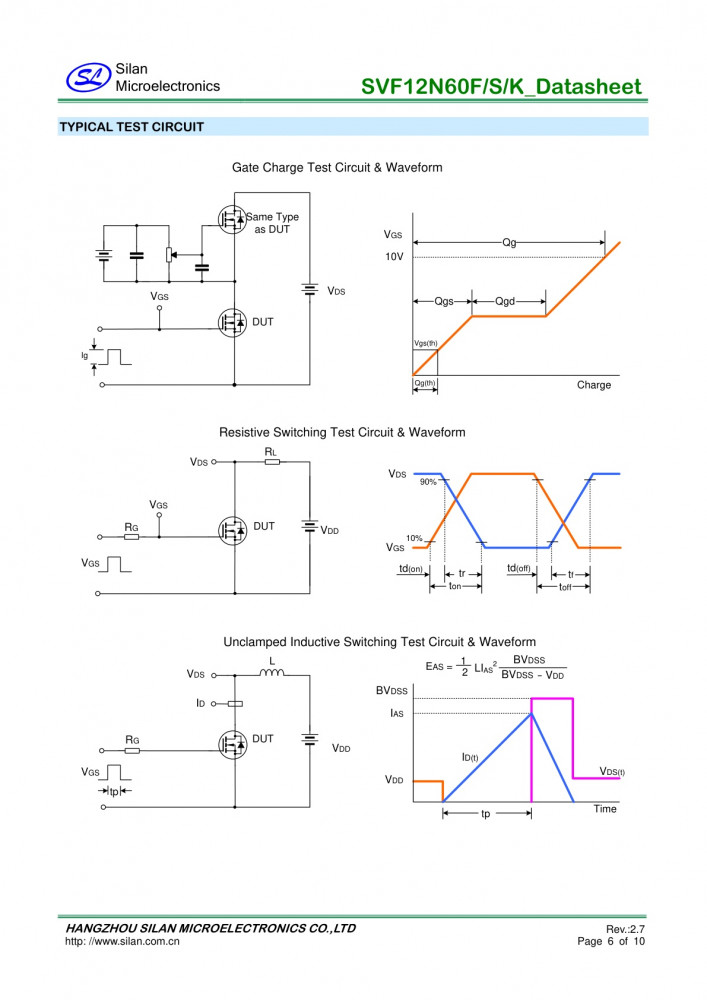 SVF12N60F datasheet page 6