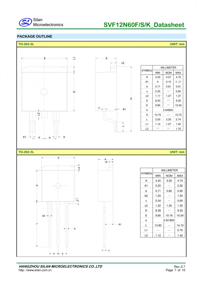 SVF12N60F datasheet page 7