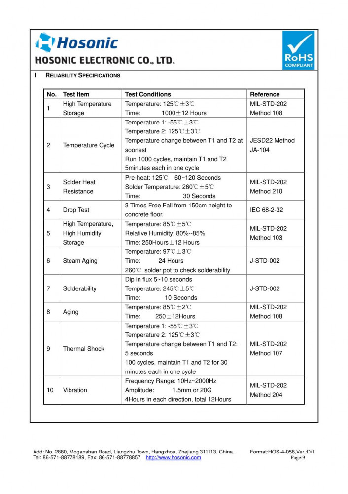 E3SB25E00000VE specification page 9