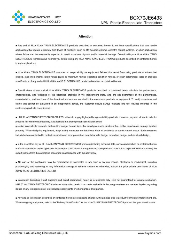 BCX70JE6433-HXY datasheet page 5