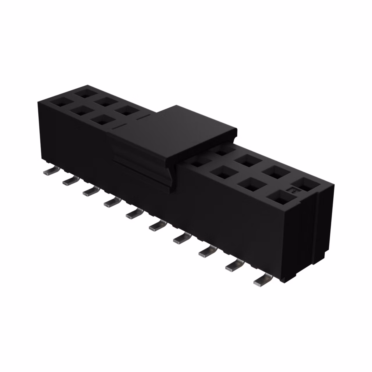 Milli-Grid Receptacle, Surface Mount, Vertical, Top Entry, without Plastic Pegs, with Cap, Tape and Reel, 2.50µm Tin (Sn) Plating, 20 Circuits, Lead-Free for sale