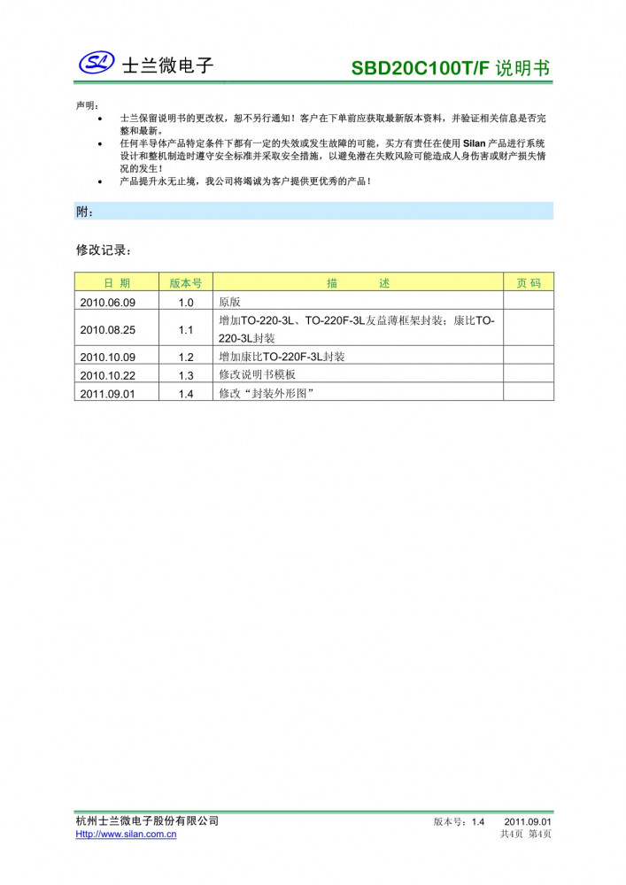 SBD20C100T datasheet page 4