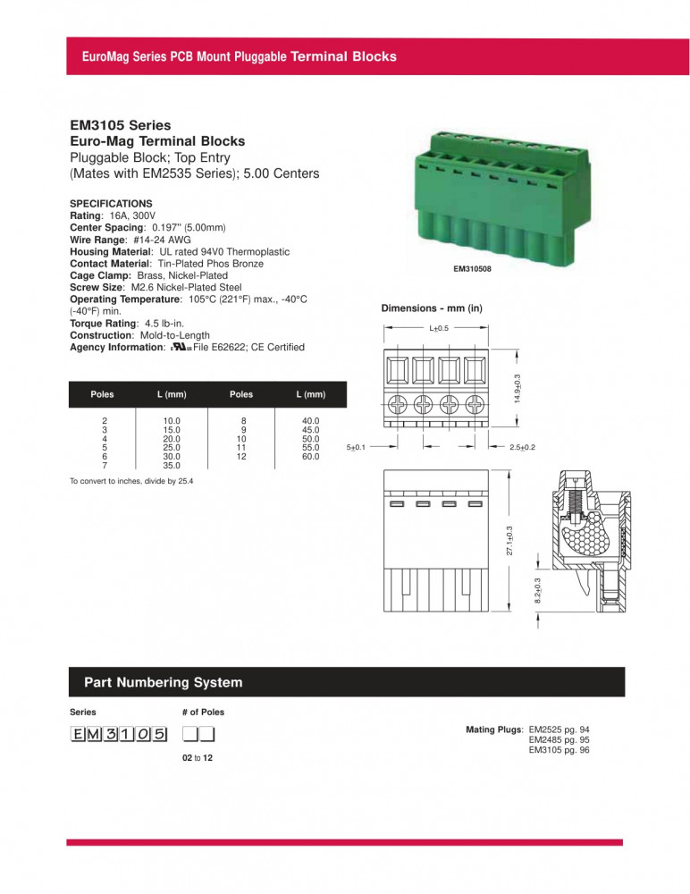 EM310506 technical document page