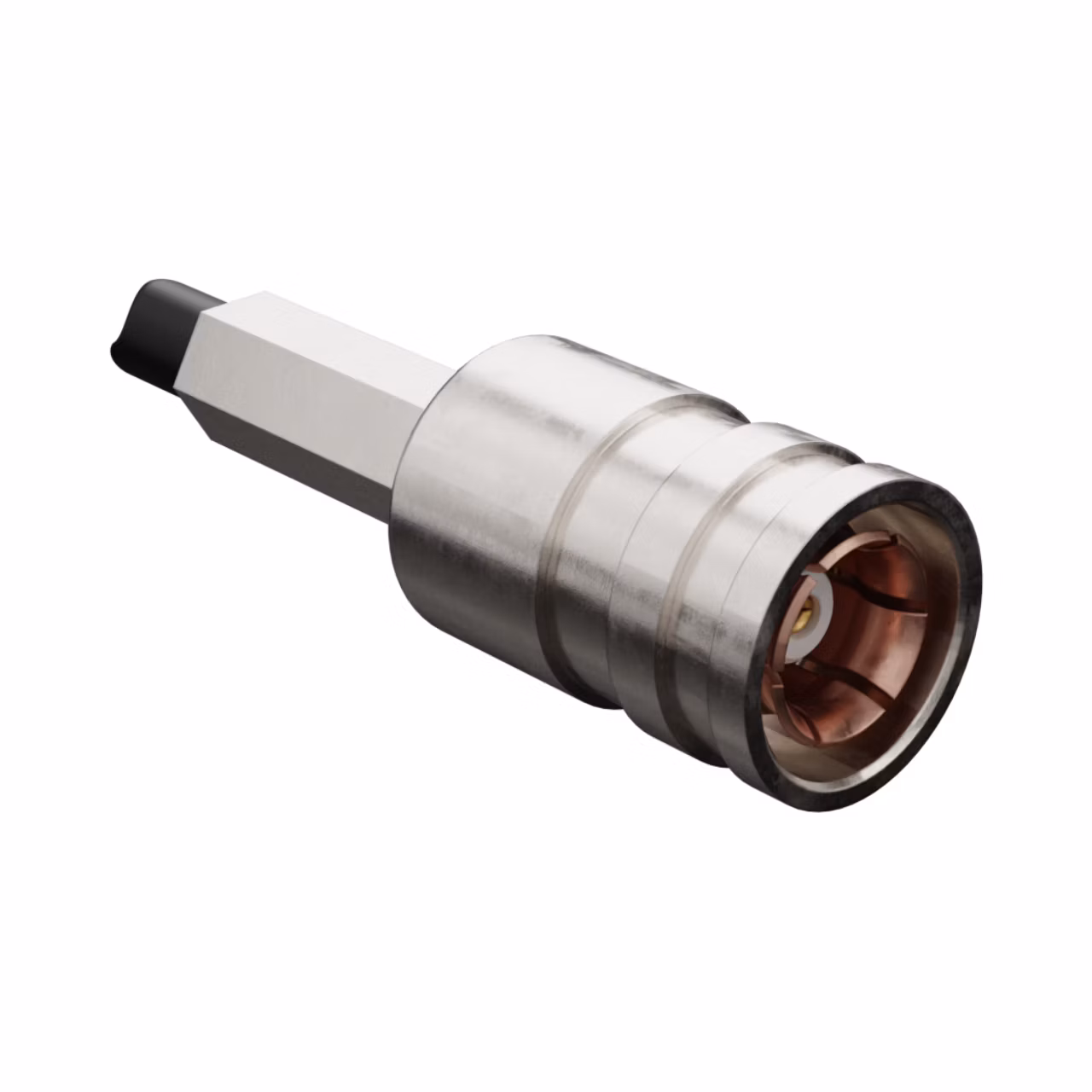 SMB Plug, Straight, Crimp, RG-174, RG-188 and RG-316 Cable, Brass Body, Nickel (Ni) Plated, 50 Ohms for sale