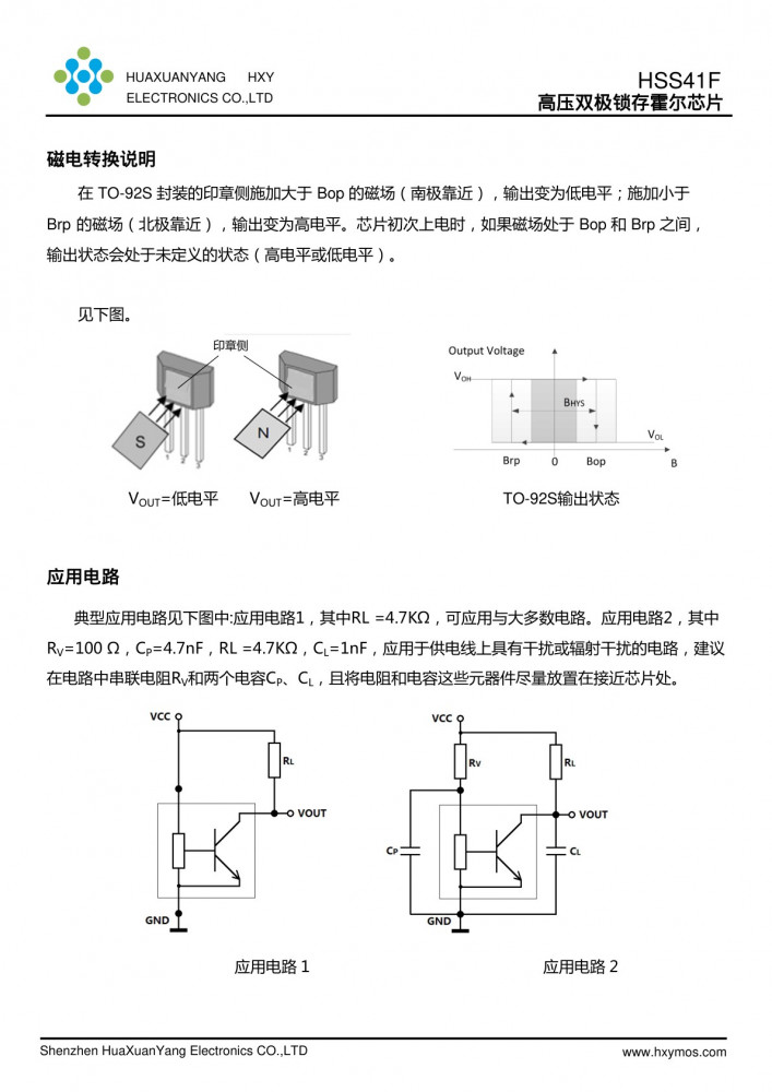 HSS41F datasheet page 4