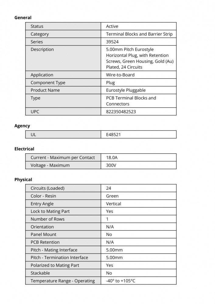 Molex 395245524 product document image 2