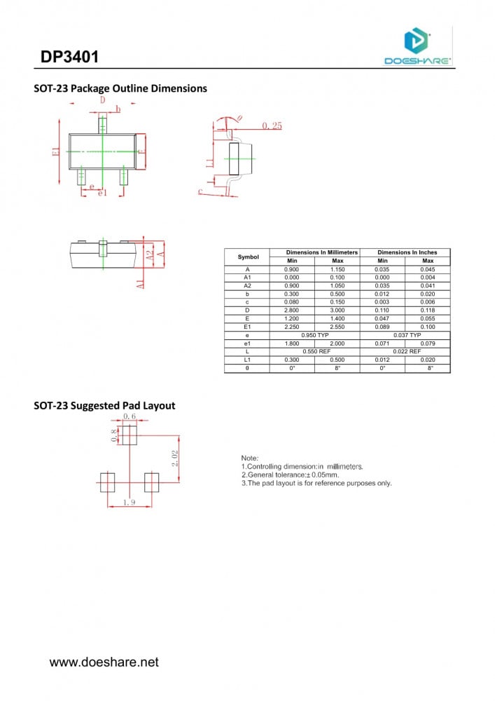 DP3401 datasheet page 4