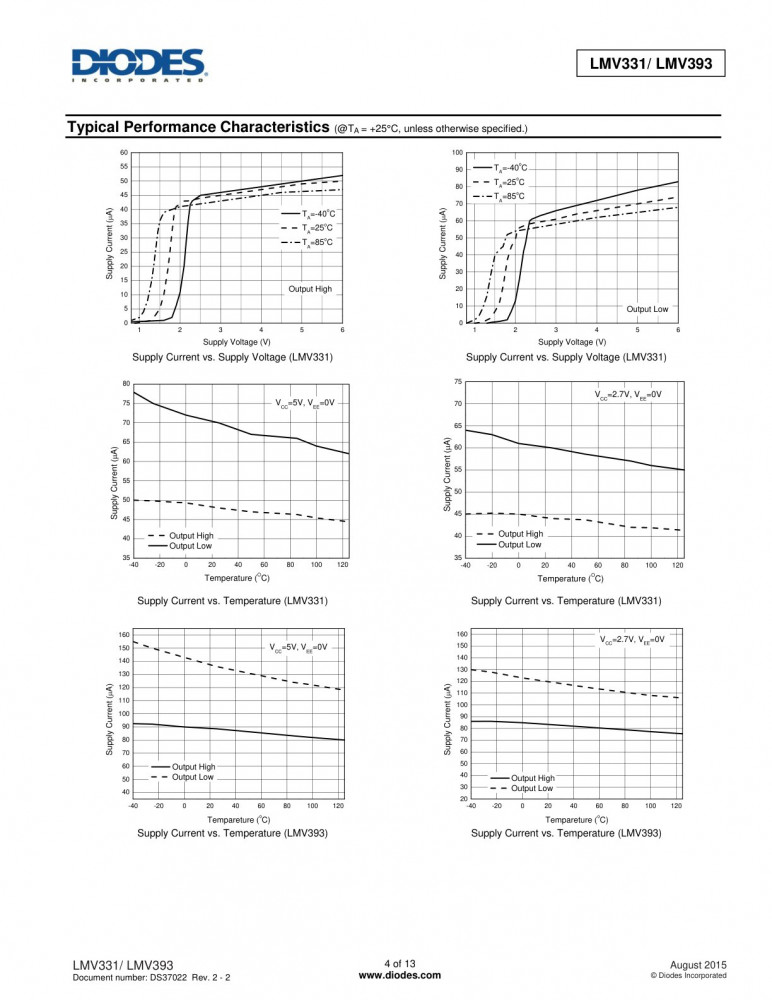 LMV393M8-13 datasheet page 4
