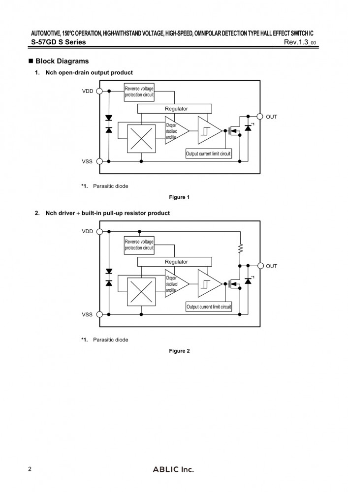 ABLIC S-57GD S datasheet page 2