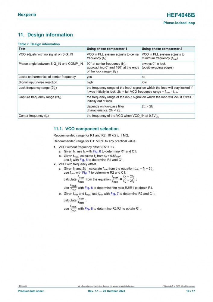 HEF4046B datasheet page 10