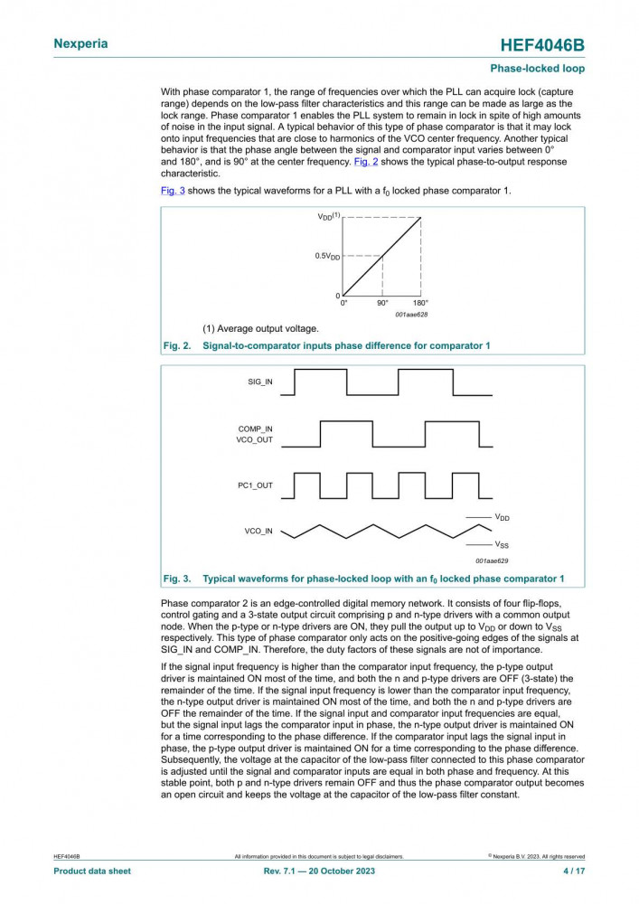HEF4046B datasheet page 4