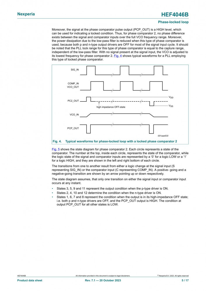 HEF4046B datasheet page 5