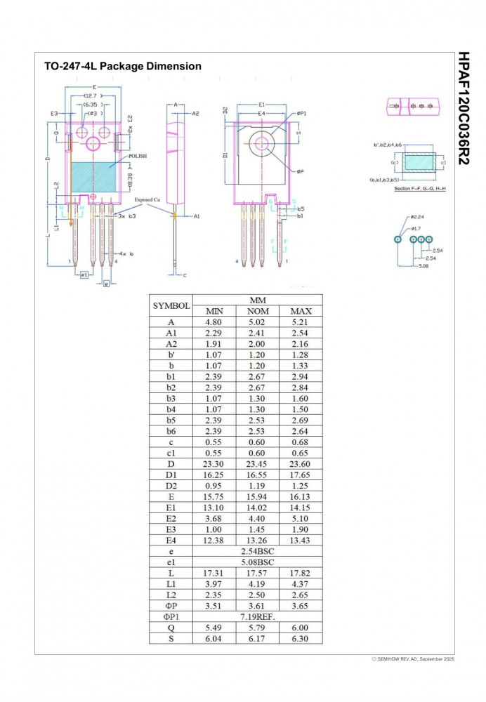 HPAF120C036R2 datasheet page 7