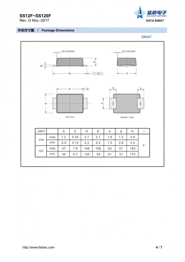 SS110F datasheet page 4