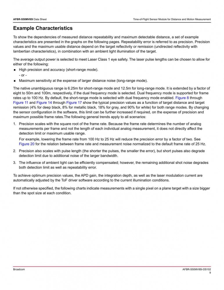 AFBR-S50MV85I document page 9