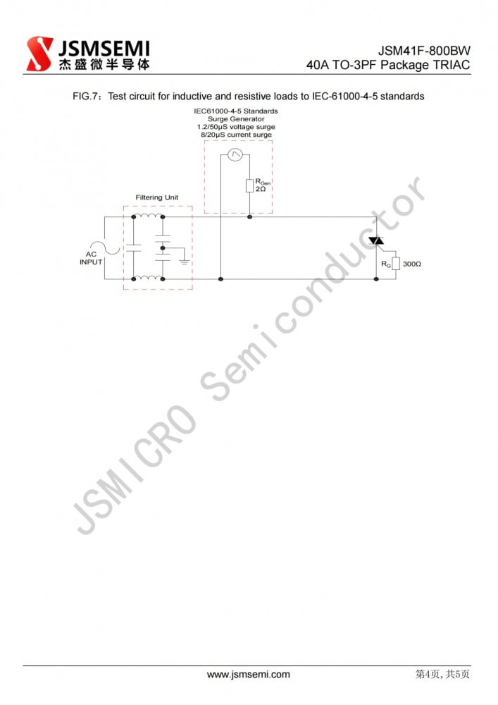JSM41F-800BW datasheet page 4