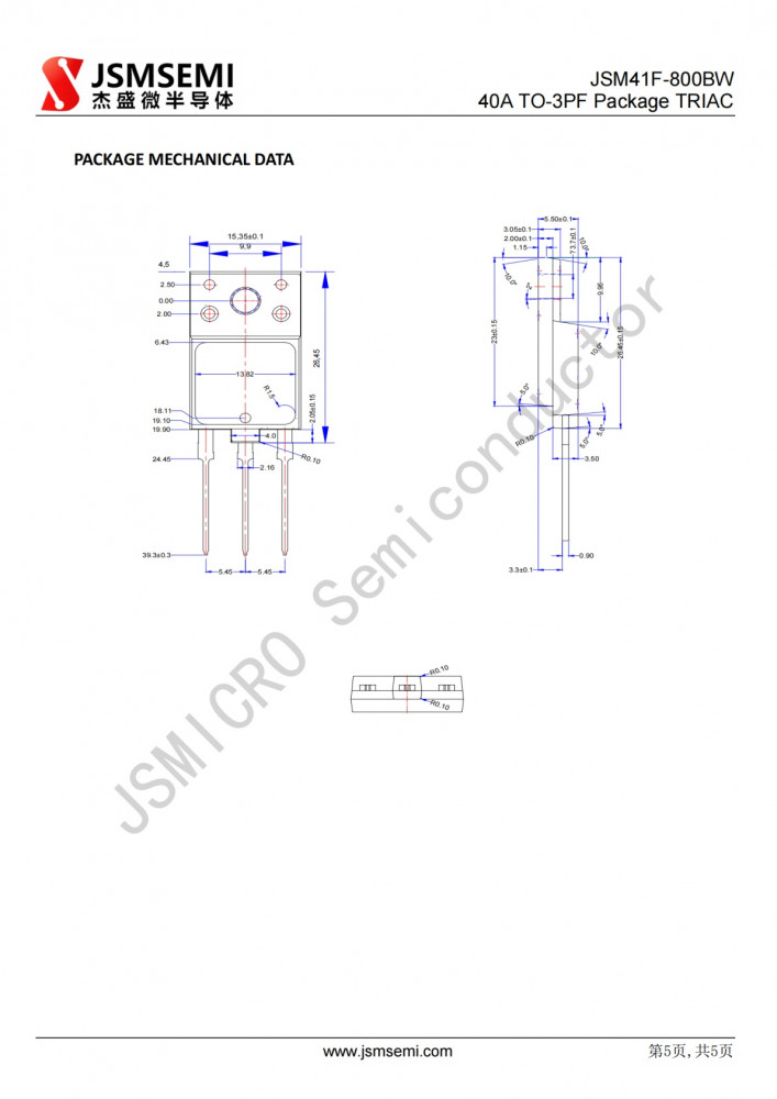 JSM41F-800BW datasheet page 5