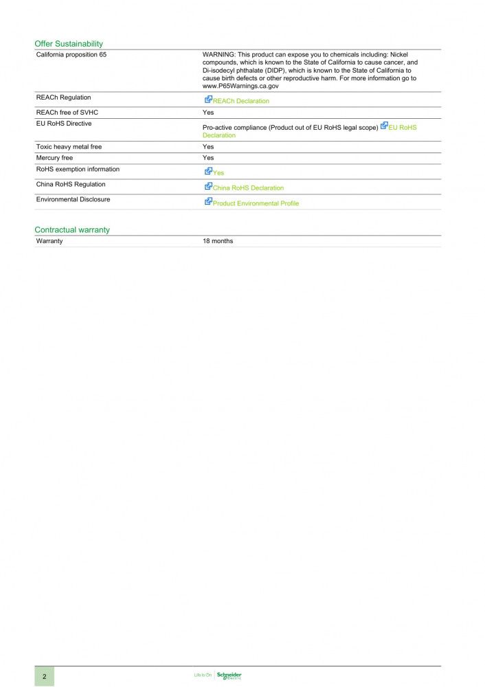 ZB5SZ70 technical document page 2