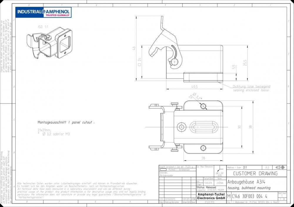 C14630F0030044 customer drawing preview