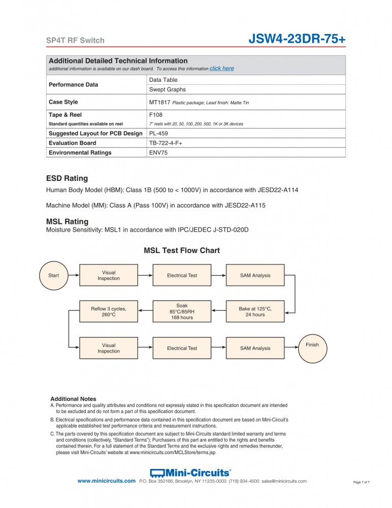 JSW4-23DR-75+ datasheet page 7