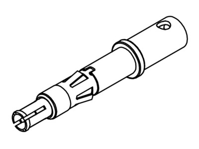 Solderless RF/Microwave PCB Connector, 1.85mm Narrow Block End Launch Jack, Screw Attachment, 67 GHz, 50 Ohms