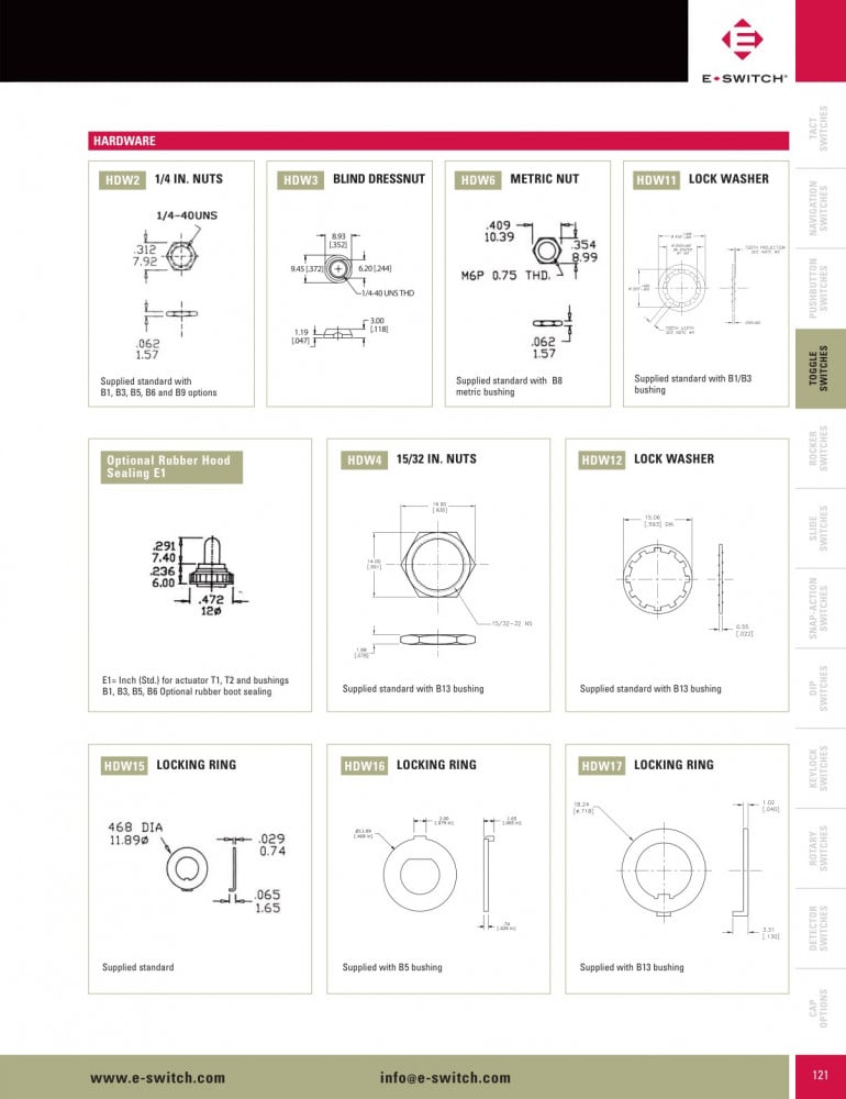 E-Switch Series 100 datasheet page 10