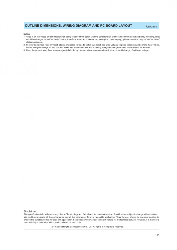 HONGFA HF3F-L relay datasheet page 4