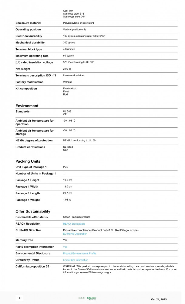 9037HG33R technical document page 2