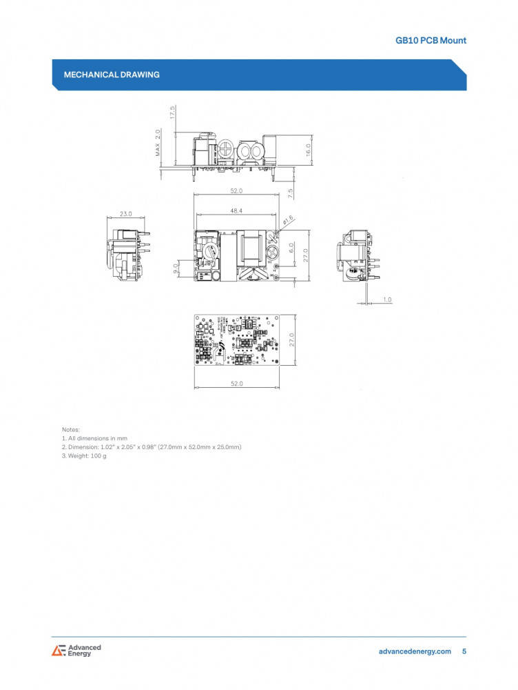GB10 series technical document, page 5