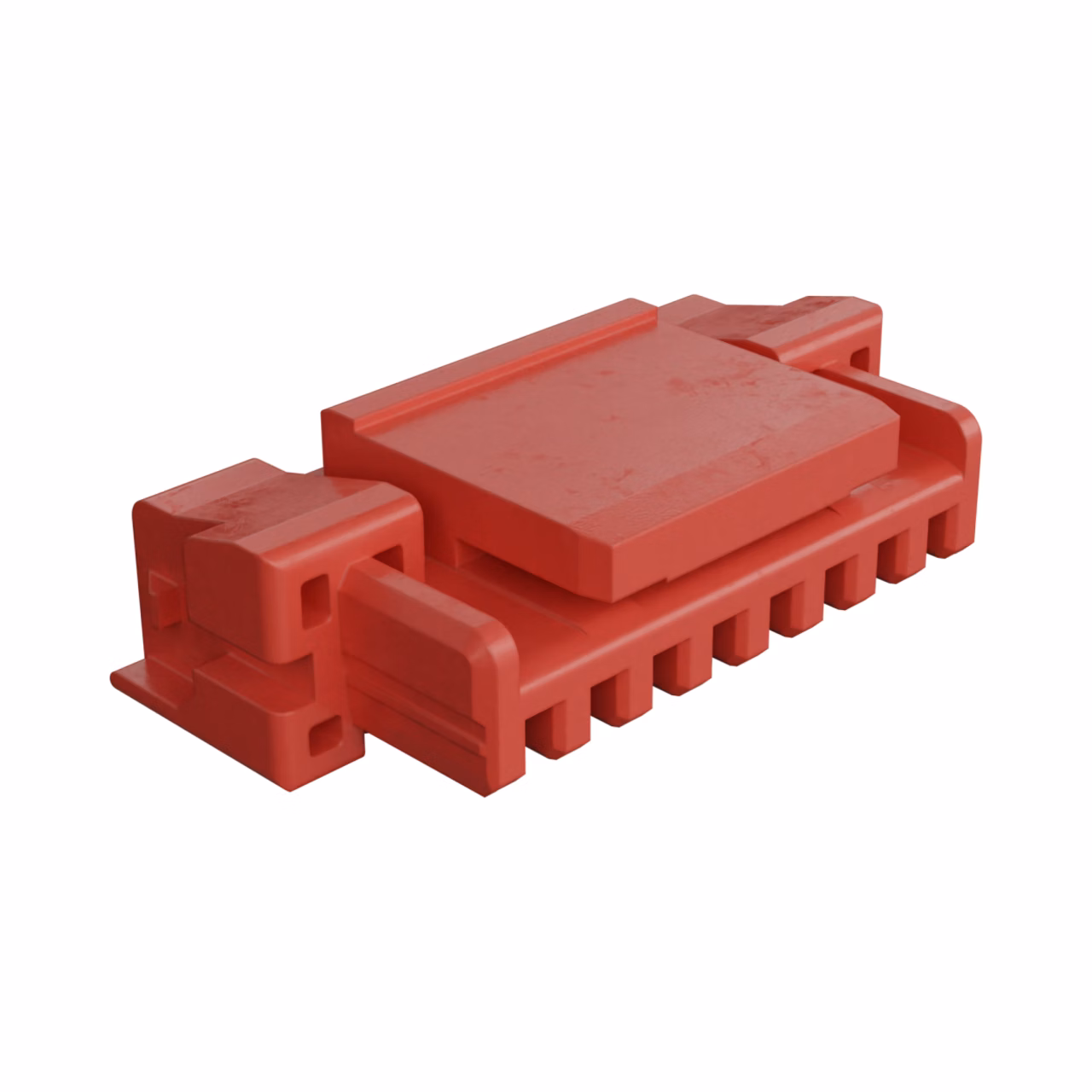 Micro-Lock Plus TPA Type Receptacle Housing, 1.25mm Pitch, Single Row, Positive Lock, 8 Circuits, Red for sale