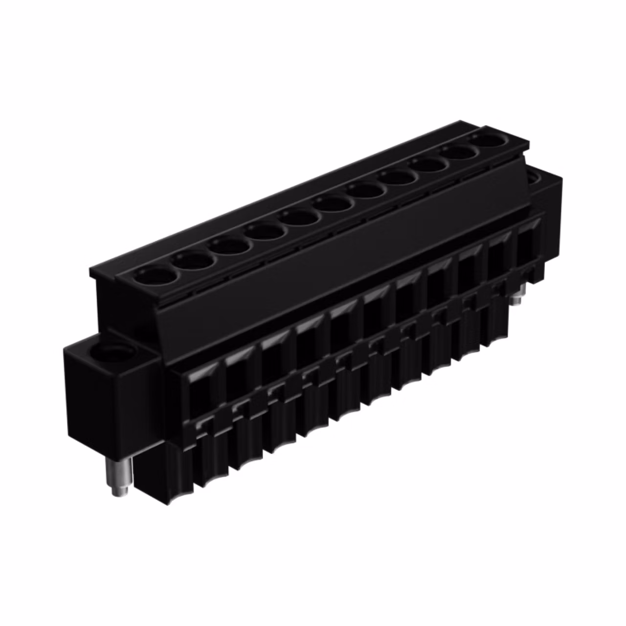 3.81mm Pitch Eurostyle Vertical Plug, with Retention Screws, Rear Wire Entry, 11 Circuits for sale