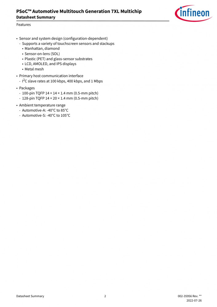 CYAT847AZA61-22002 datasheet page 2