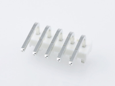 KK 396 Header, Right-Angle, without Peg, 5 Circuits, Tin (Sn) Plating for sale