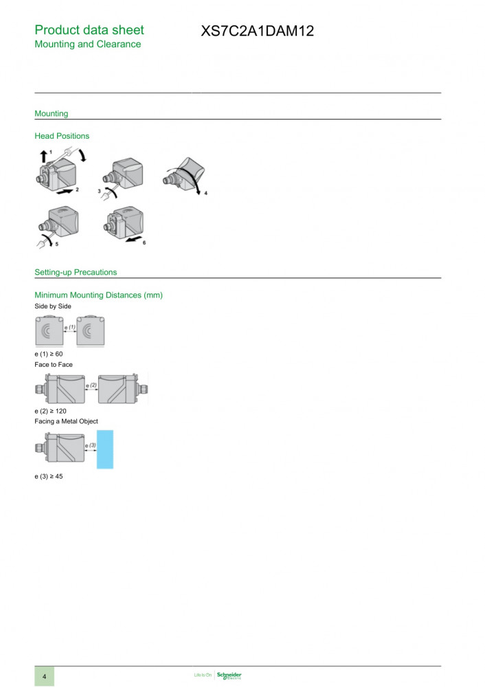 XS7C2A1DAM12 technical document page 4