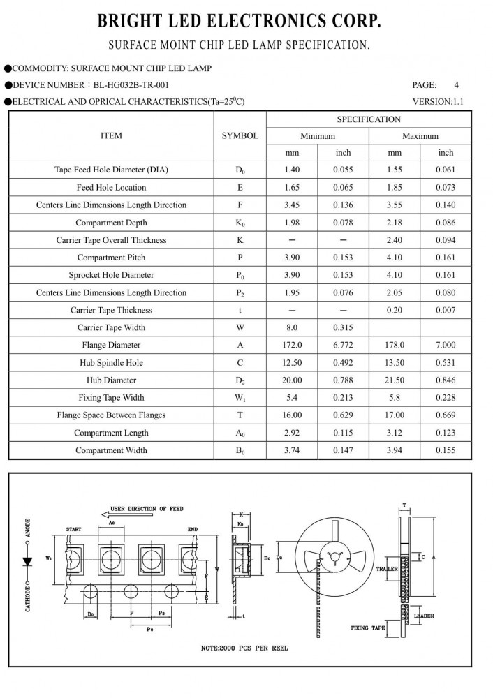 BL-HG032B technical document page 3