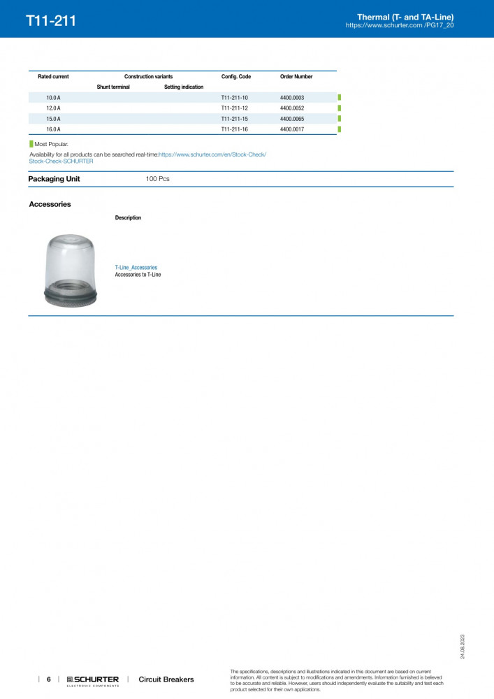 SCHURTER 4400.0405 document page 6
