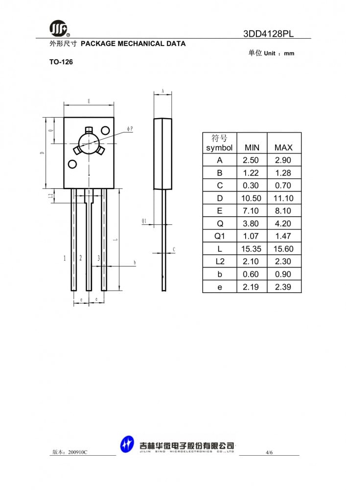 3DD4128PL datasheet page 4